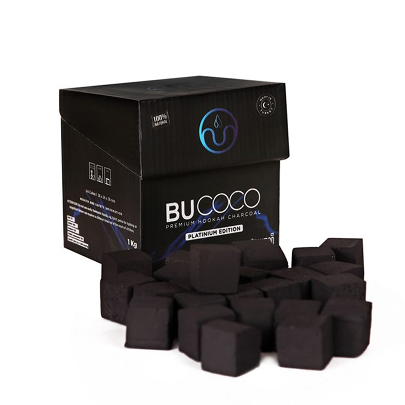 BUCOCO PREMIUM | Węgiel Kokosowy do Shishy 26mm 1Kg Box - Oduman ...