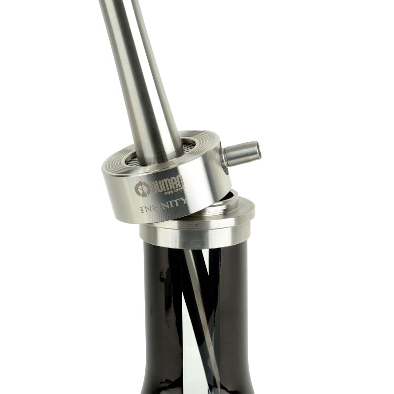 Oduman INFINITY Silver Black Hookah | Fajka Wodna Shisha